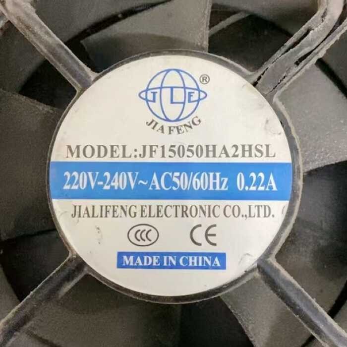 New JIA FENG Jf15050ha2hsl 220V 0.22A 15050 Electrical Box Cooling Fan ...