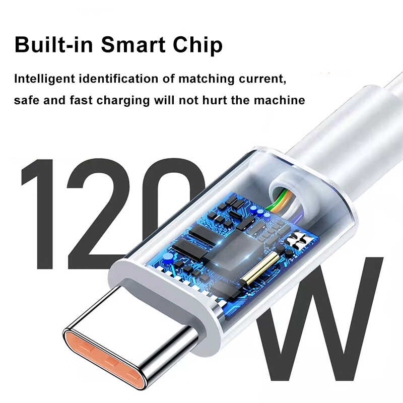 Xiaomi 6A Original Usb Type C Cable 120W Charger Turbo Tipoc Fast Charging Cabo For Mi 13 Ultra ...