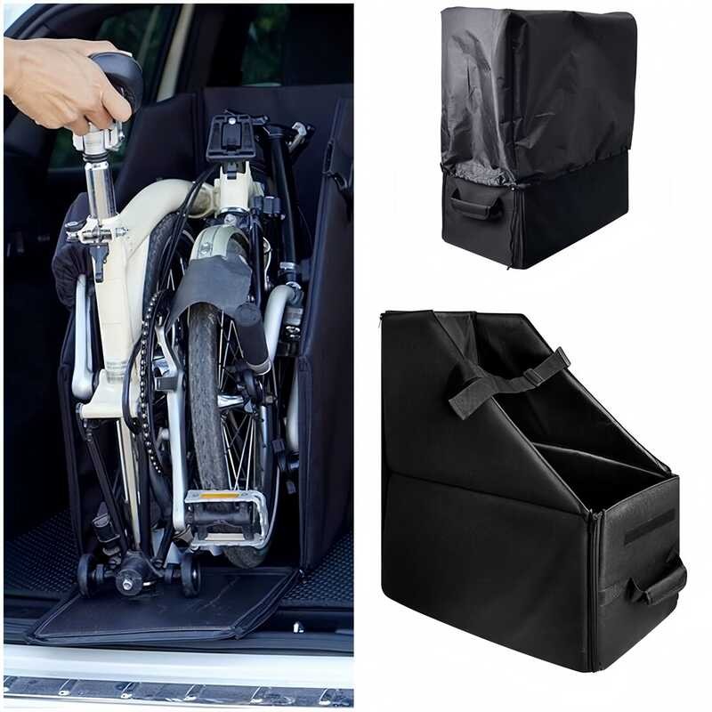 Bicycle Folding Para Sa Brompton Trunk Storage Box Waterproof Car ...