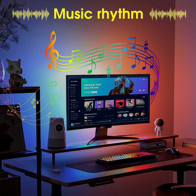 Ambient Smart PC Backlight APP Control 4K Computer Monitor Screen Color ...