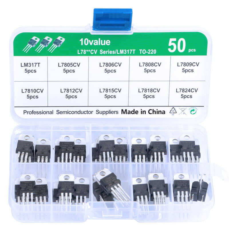 Terminal voltage regulator transistor LM317T L7805 L7808 L7812 L7809 ...