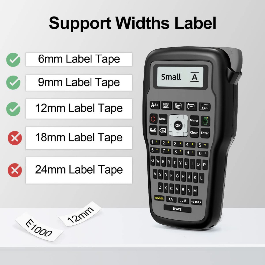 Portable Label Maker Replace Brother P-touch Label Machine tze-231 ...