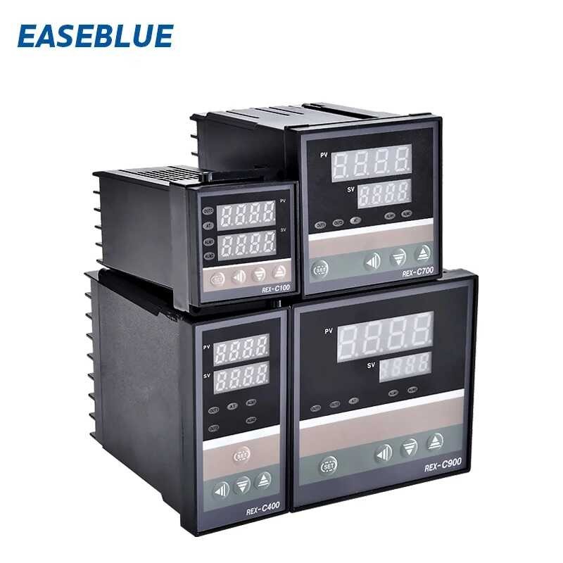 Series REX K J PT100 Universal Input SSR/Relay SingleOutput Intelligent PID Control Digital ...