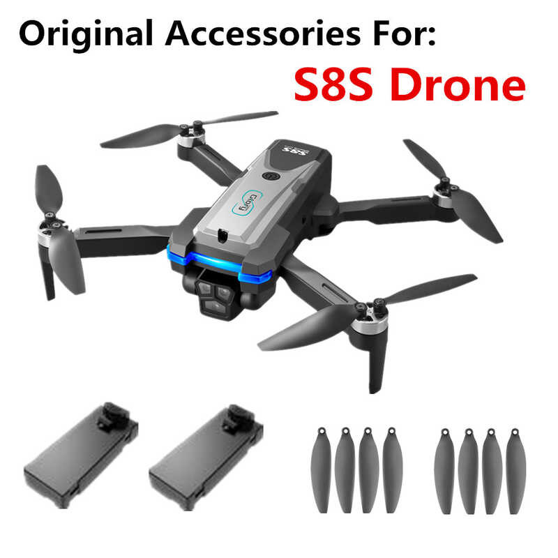 Original Accessories 3.7V 1800Mah Battery/ Propeller Blade/ USB E/ For Ls-S8s S8s Drone Spare ...