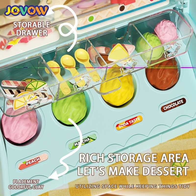 Color Children's Clay Noodle Hine DIY Play Dough Tools Ice Cream ...