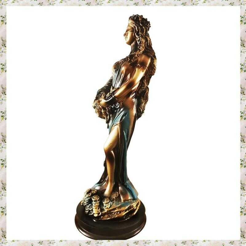 LY agkakahalagang Fortuna Statue Ancient Greek Roman Goddess Of Fortune ...