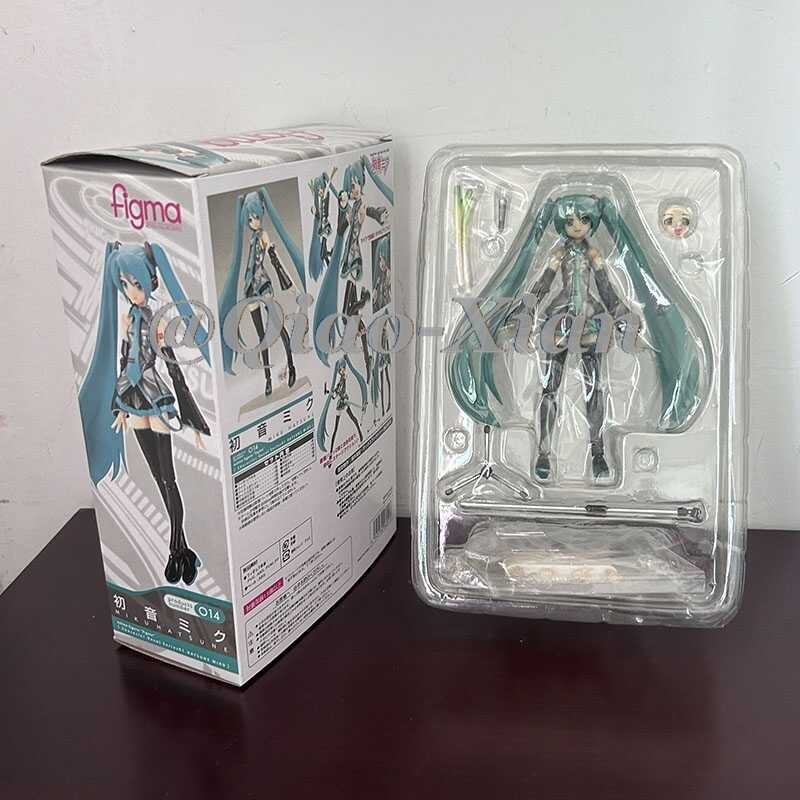 Anime 14Cm Hatsune Miku Figma 014 Joint Movable Face Change Boxed Doll ...