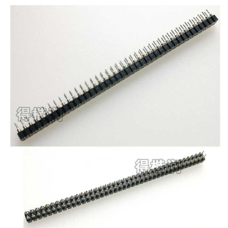 Double row circular hole, female row, needle holder spacing 2.54MM 2 ...