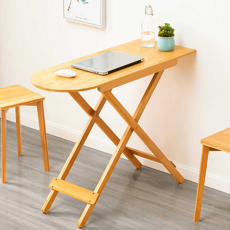 with Laptop TV Tray, Bamboo Computer Table, Writing Workstation ...