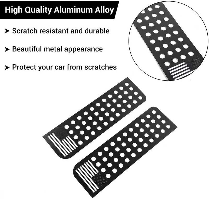 Rear Car Triangle Window Glass Panel Trim Para Sa Jeep Wrangler JK JL ...