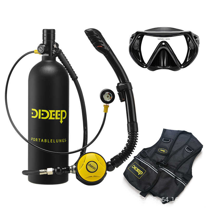 DIDEEP New X5000plus 2-Liter Diving And Snorkeling Equipment, Scuba ...
