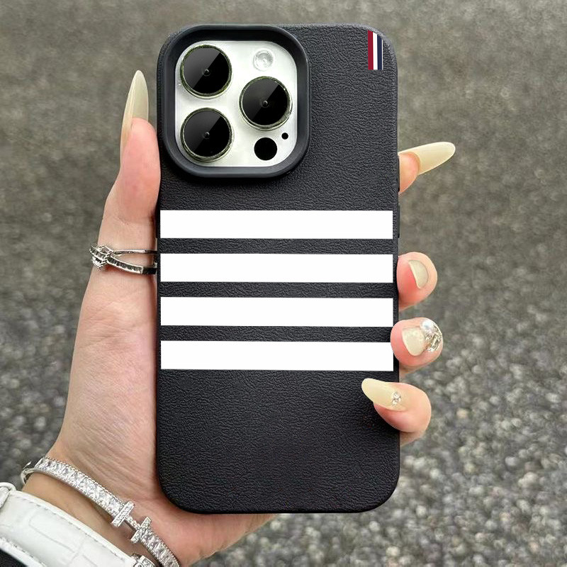 New Thom Browne White Stripe Pattern Phone Case Compatible for IPhone ...