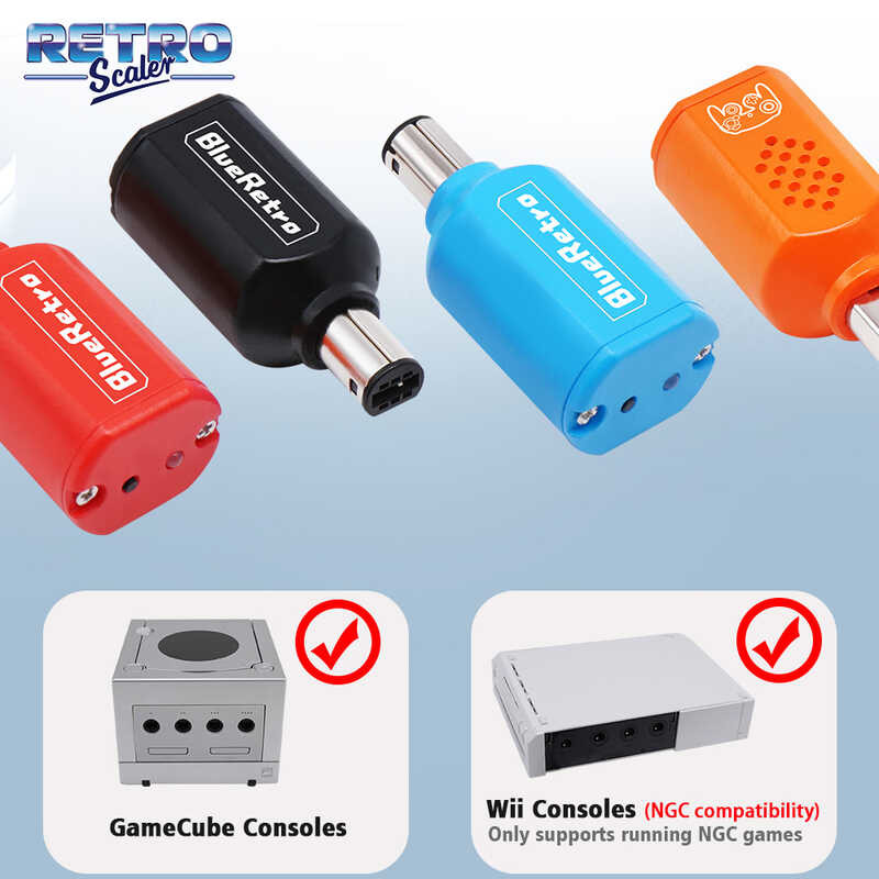 Blueretro Wireless Retroscaler Controllers Adaptor For N Gamecube ...