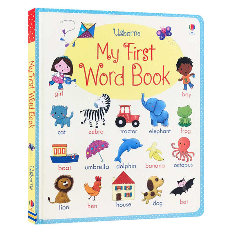 Usborne English Original Children's Picture Book My First Word Book My ...