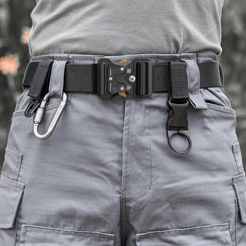 Nylon Automatic Belt Buckle - Military Tactical Waist Belt - Outdoor ...