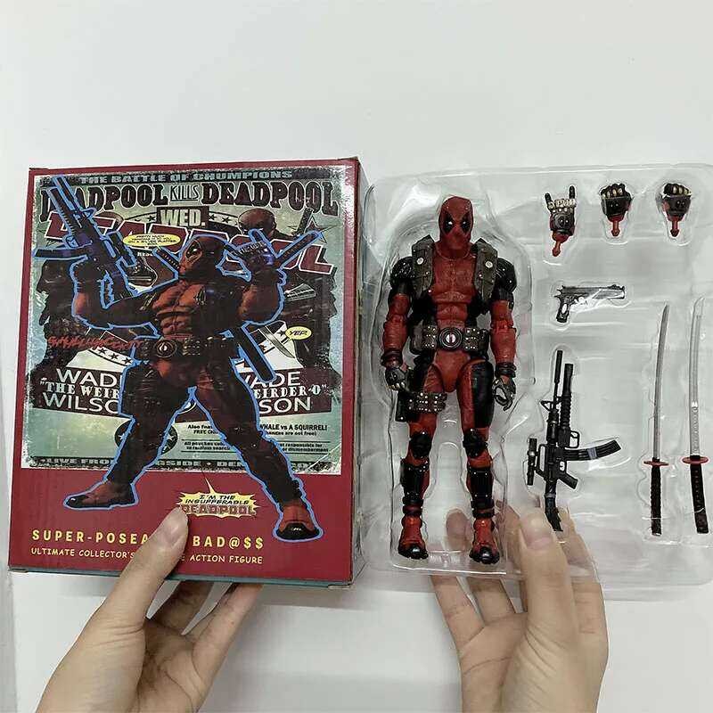 Revoltech Yamahi EPIC Deadpool Action Figure Ultimate X-Men Deadpool Er ...