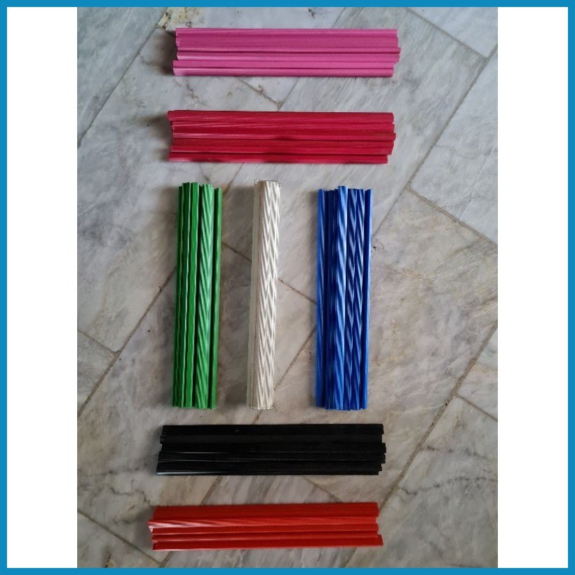 11.5" SHORT Folder Slider Plastic Sticks Binder Sliding Sticks Bone ...