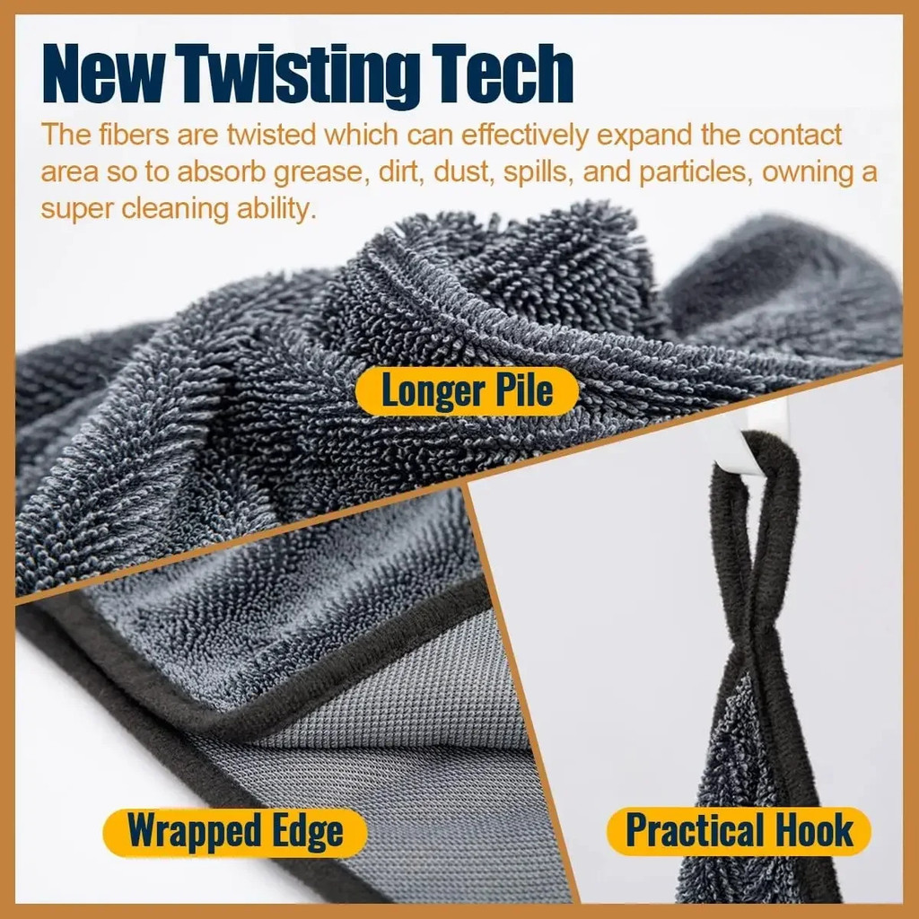 Professional Microfiber Towels Car Washing Towel Micro Fiber Auto Extra ...