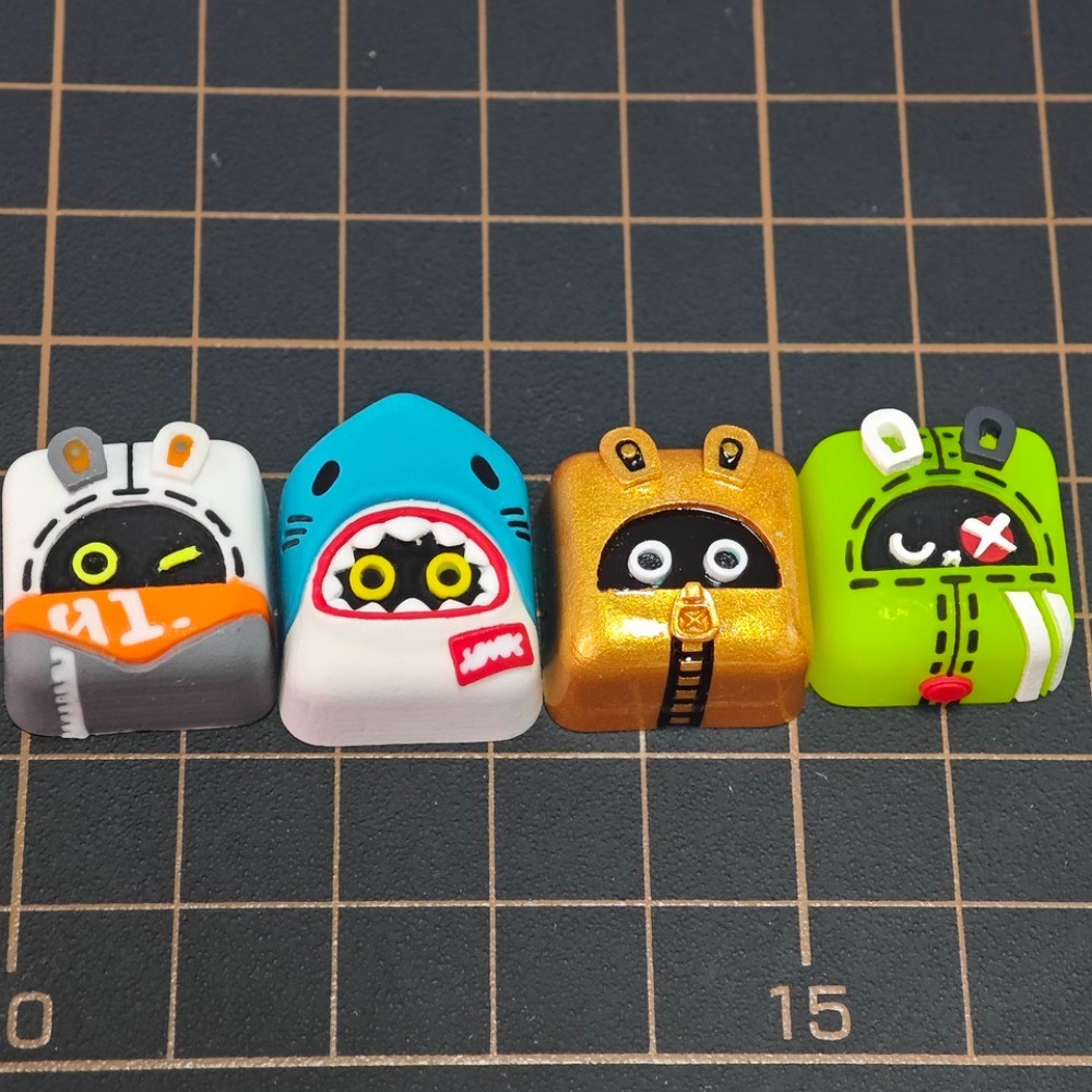 The Bangboo Keycap 3D Creative Cute Cartoon MX Switch Mechanical ...