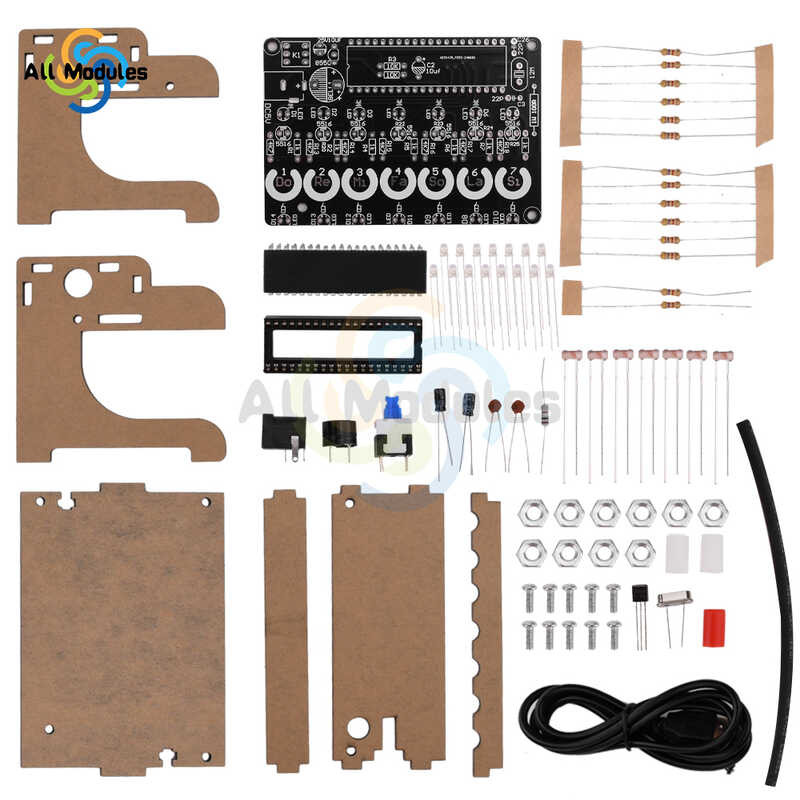 Piano Electric Kits DIY Electronic Module 51 Microcontroller String Less Photoelectric Organ Kit ...