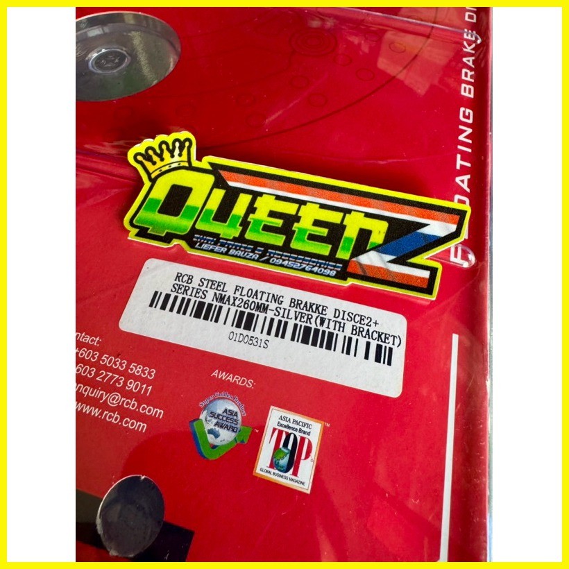 ¤ RCB E2 Plus Floating Big Disc 260mm with Bracket For Nmax and Aerox ...