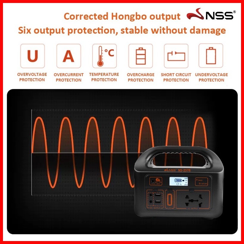 NSS power station 220V 150W solar charge portable home generator multi ...