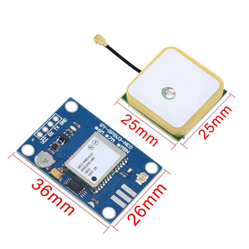 Gy-Gpsv3 TZT Neo-M8n GPS Module Para Sa MWC Flight Controller Px4 ...