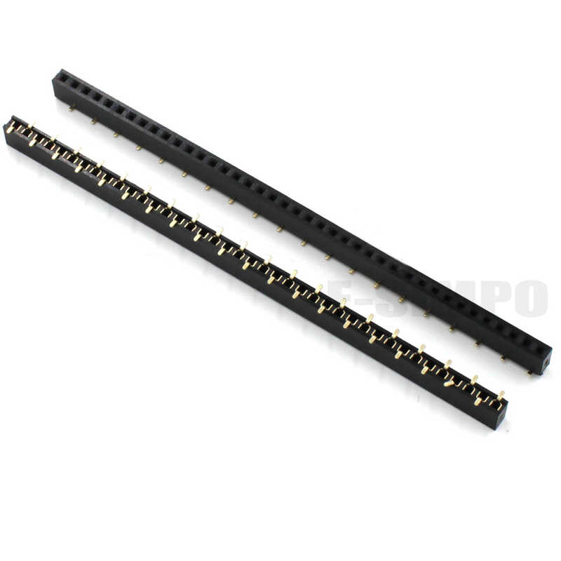 2.0Mm - 100Pcs Single Line 1X40pin 40P Gold-Plated 1 Type 2 2Mm PCB ...