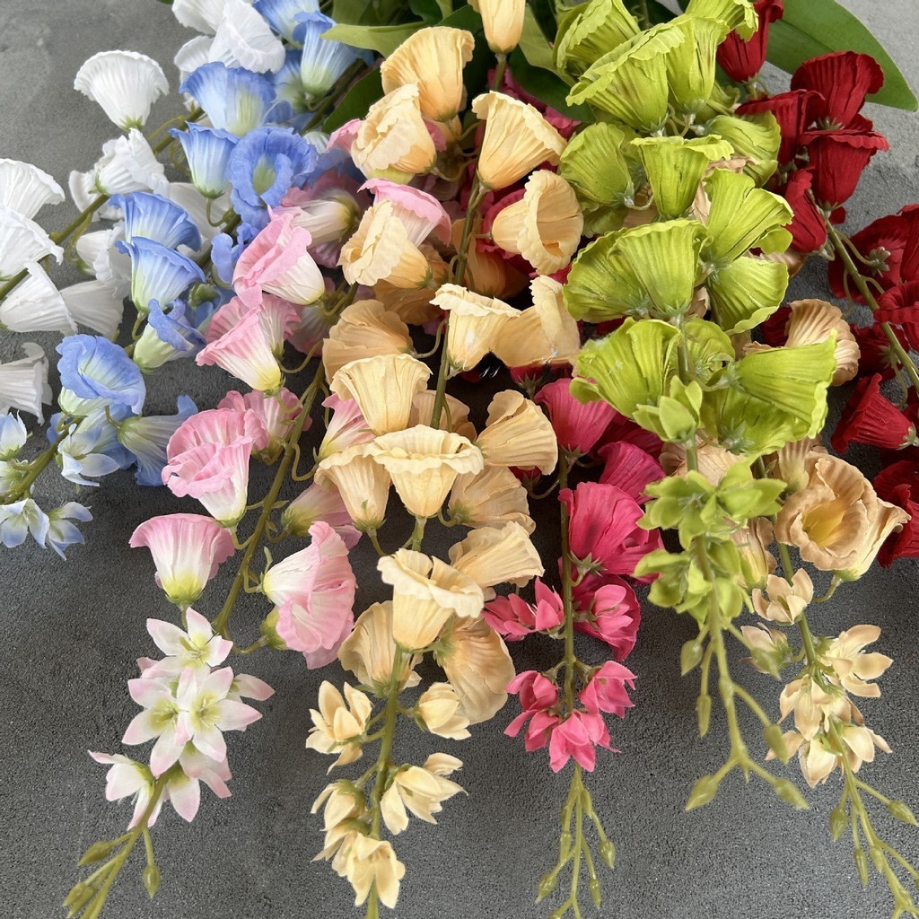 Dualswish Lily of The Valley Artificial Flower French High Branch Wind ...