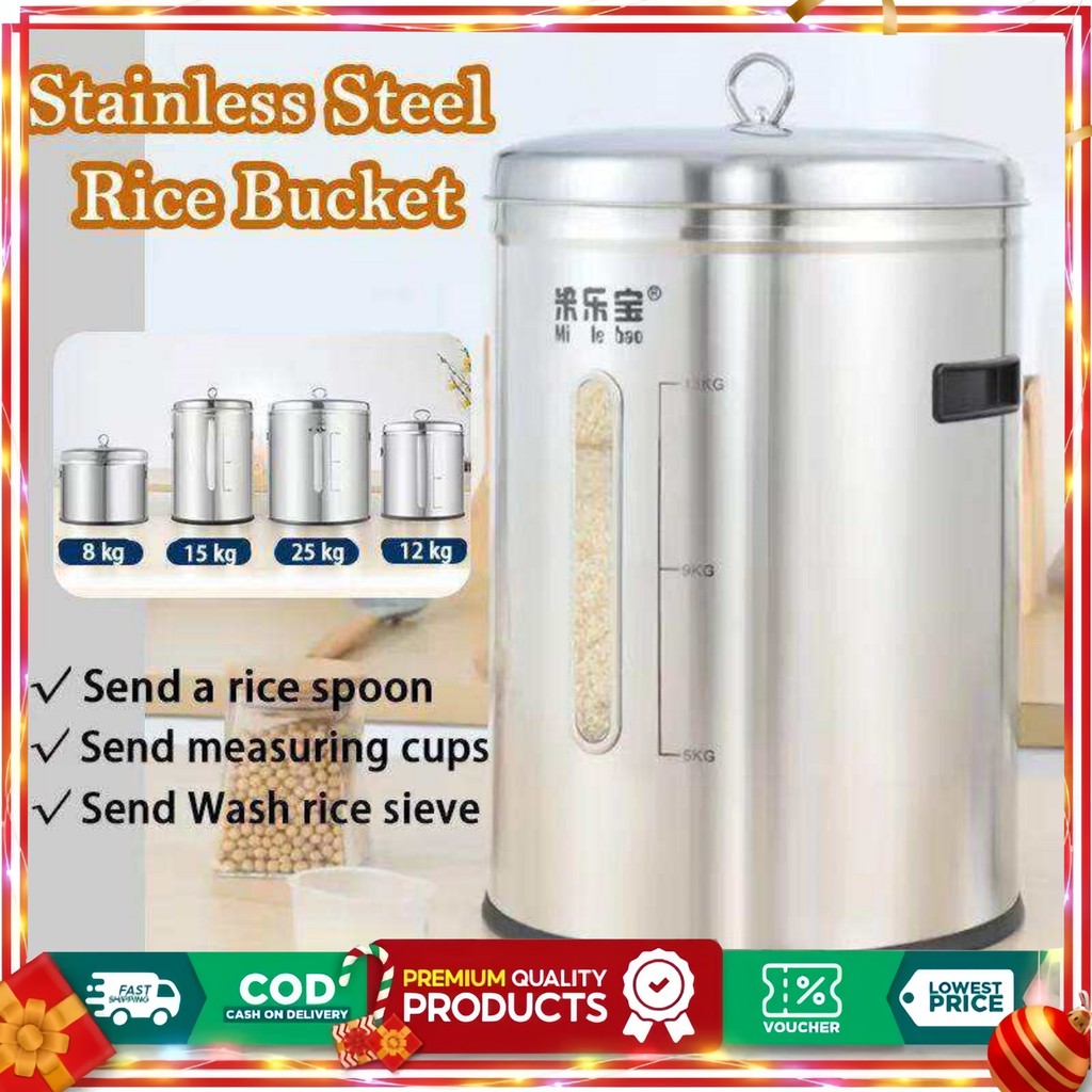 Rice Box Storage Kitchen Container With Modern Design Sealed Grains ...