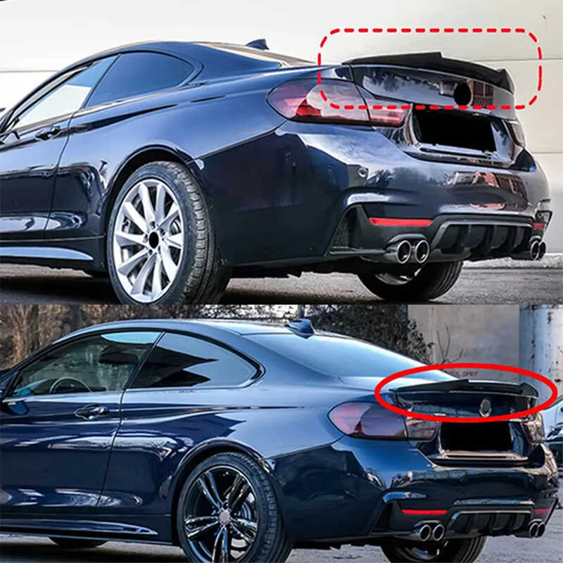 Car Universal Rear Trunk Boot Lip Spoiler Extension Lid For 3/5 Series ...