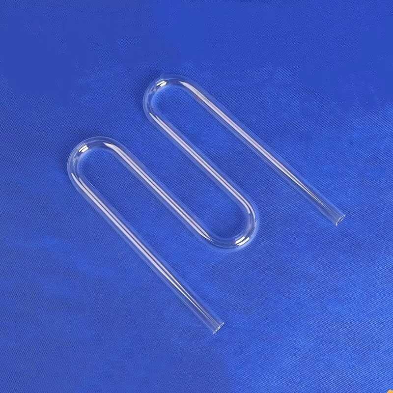 U High Purity Shaped Quartz Tube Polished Clear Special Fused Silica ...