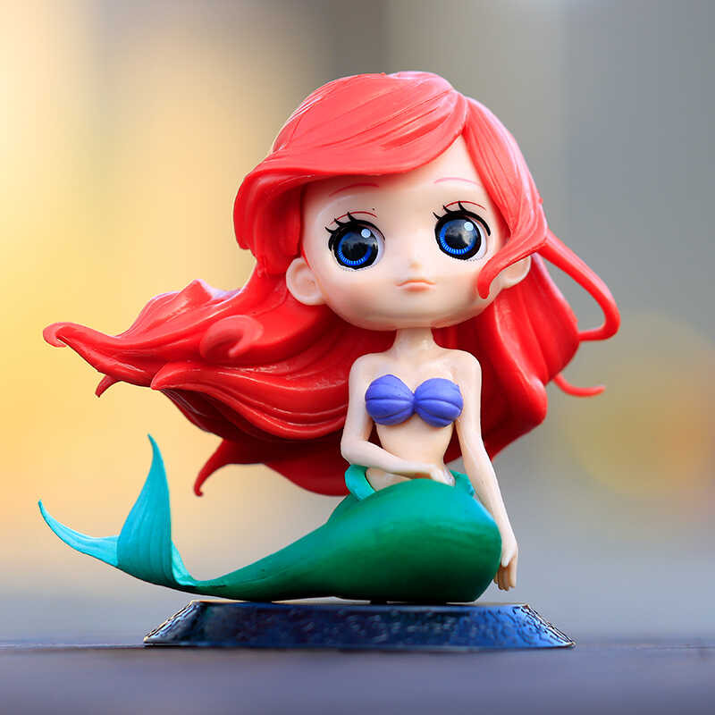 SK 14-16 Cm Princess Q Posket Snow White Mermaid Belle Mulan Jasmine ...