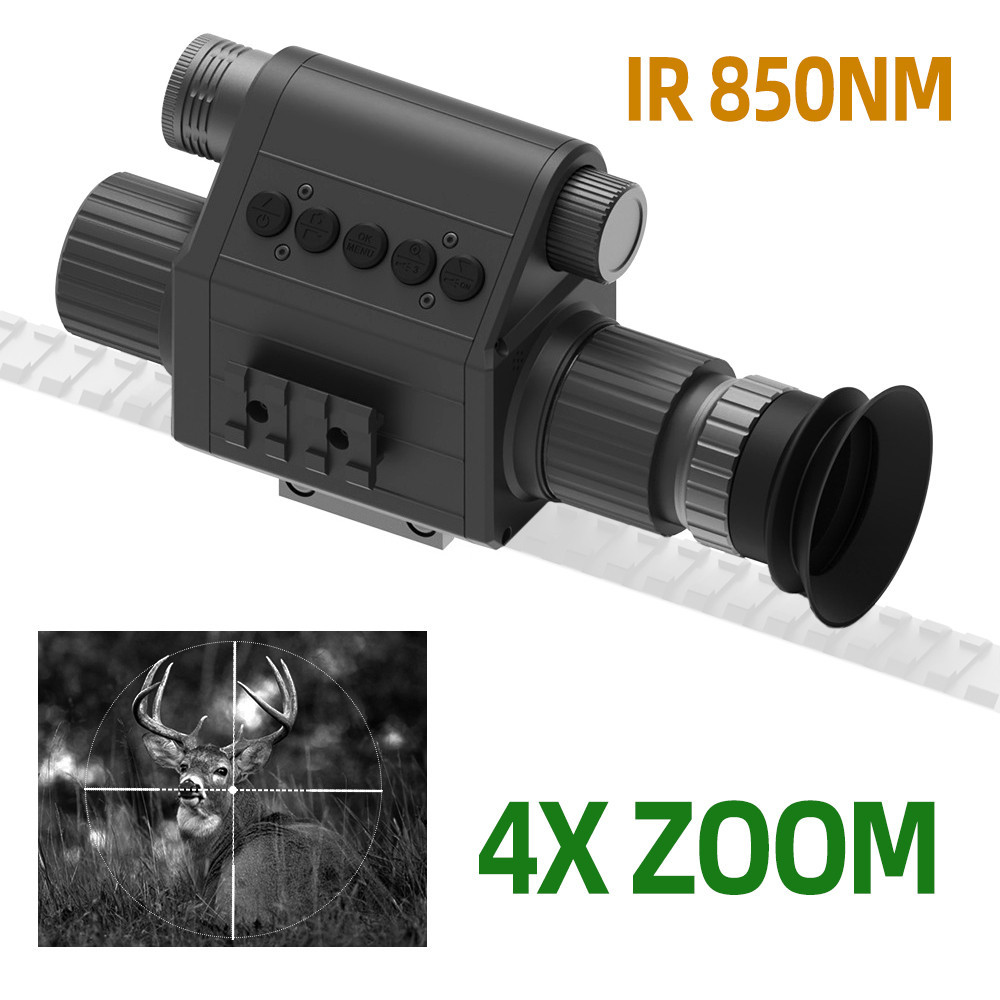 4X Digital Night Vision Monocular 1080P Infrared IR Night Vision ...