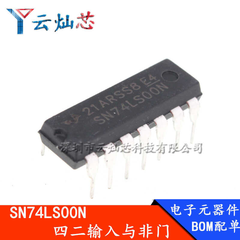 SN74LS00N HD74LS00P 74LS00 DIP14 2 Input Four NAND Gates Brand New ...