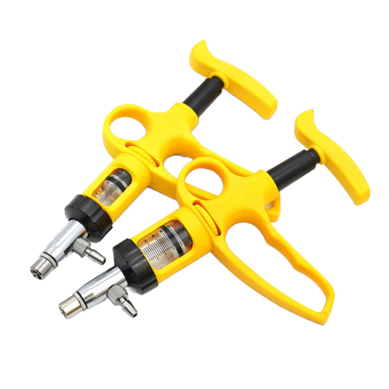 5/10ml Continuou Syringe Heavy Duty Animal Drench Vaccine Injection ...