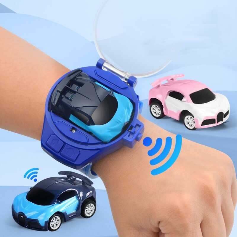 Mini 2.4G Cartoon RC Small Car Analog Watch Remote Control Cute ...