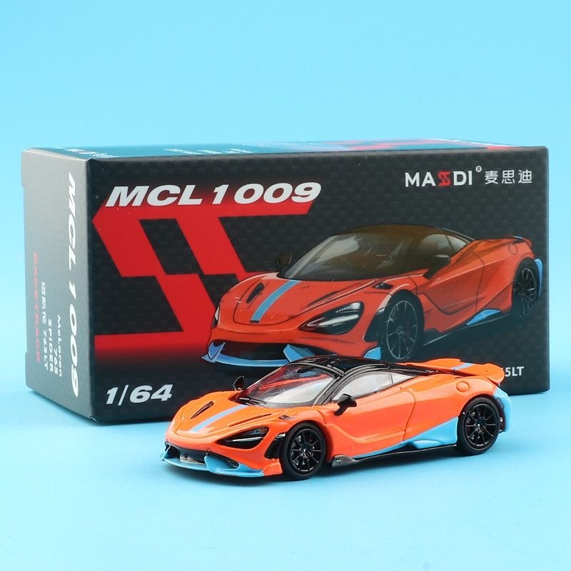 MASDI 1/64 McLaren 765LT Diecast car Car Model Simulation Alloy Diecast Car Children and Boys ...