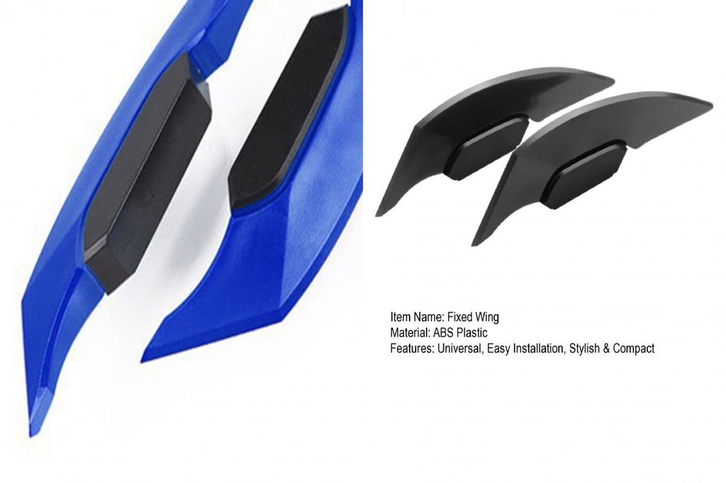 Cool and Stylish Motorcycle Wing Fixed Wing Spoiler for Motorcycle ...