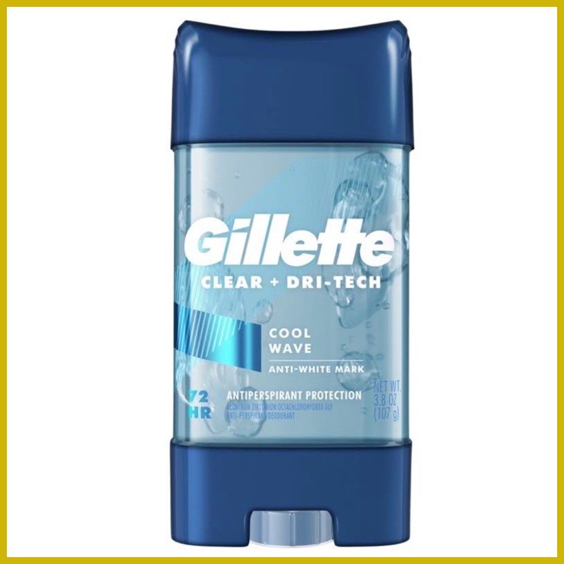 ۩ ♀ Gillette Cool Wave Clear Gel Antiperspirant Deodorant 107g | Shopee ...