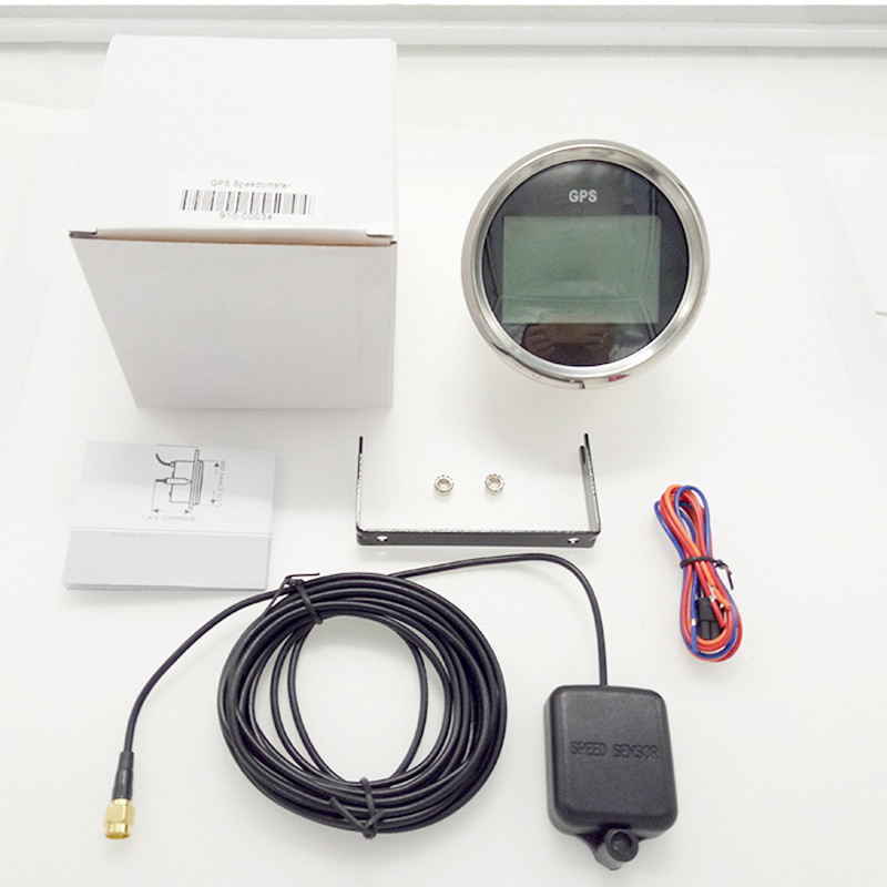 85mm Digital GPS Speedometer Odometer 0-999 knots for Boat Car yacht ...