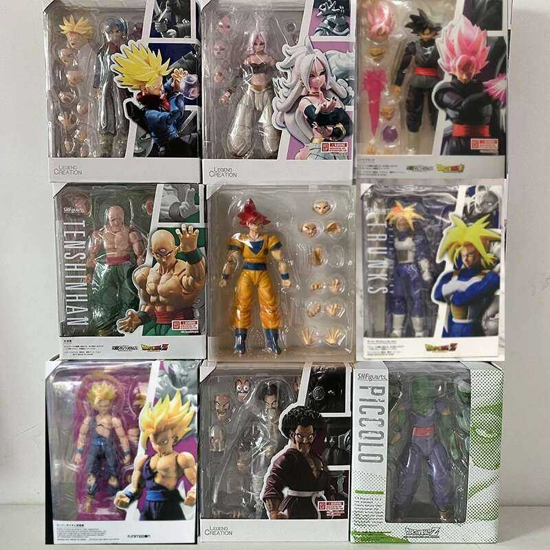 Dragon SHF Ball Figurine Min Buu Broly Piccolo Tenshinhan Master Roshi ...