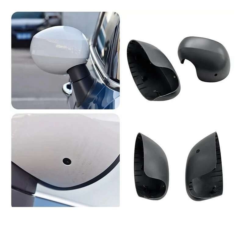 1Pair Priming Rearview Shell Housing 51169881537 51169881534 For MINI ...