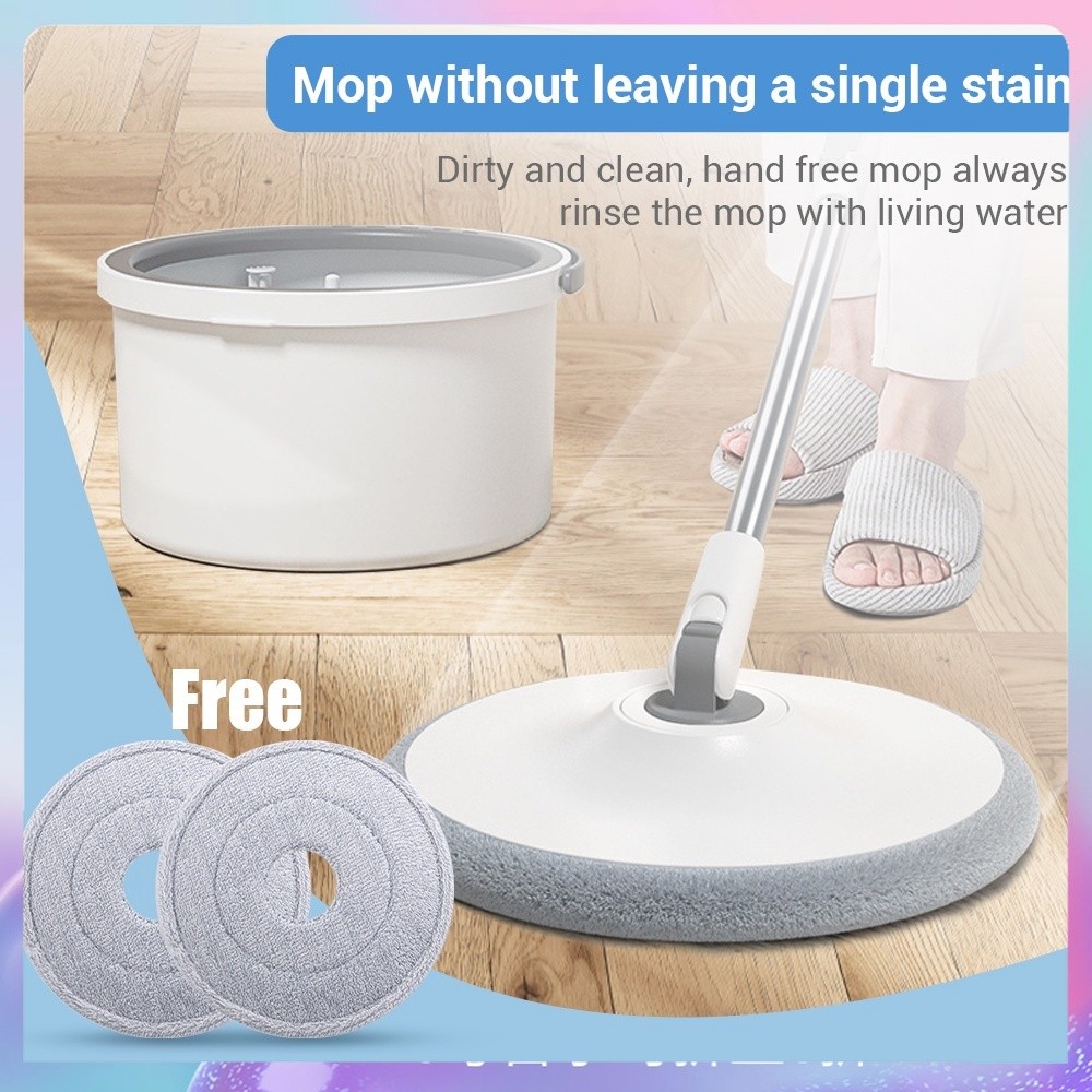 Mop Floor Spinner with Squeezer Cleaning Household Mops Tornado Round ...
