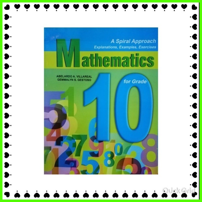 Mathematics Grade 7,8,9,10 (A Spiral Approach Explanations, Examples ...