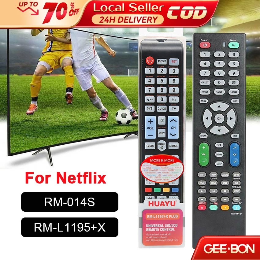 GEEBON RM-014S+ RM-L1195+X TV Remote Control Universal Common IR Super General Led Smart Androi ...