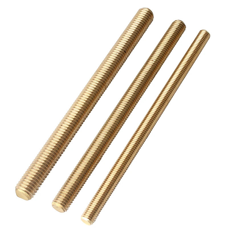 1~10Pcs M2 M2.5 M3 M4 M5 M6 M8 Brass Tooth Bar Rod Full Thread Screw ...