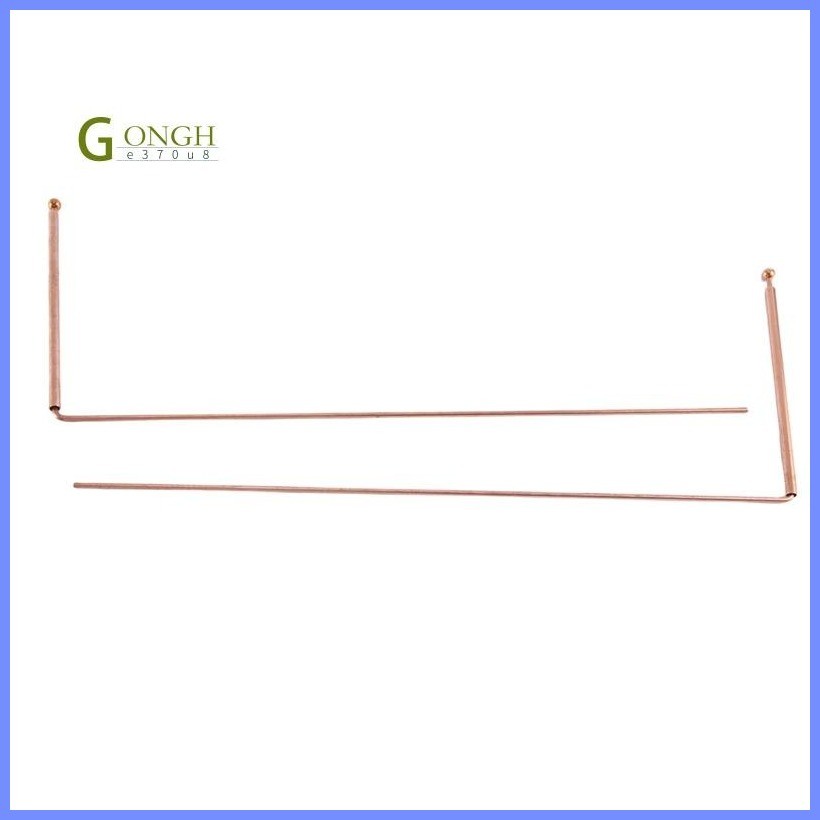 Copper Dowsing Rod Pure Copper 2PCS Divining Rods - for Divining Water ...