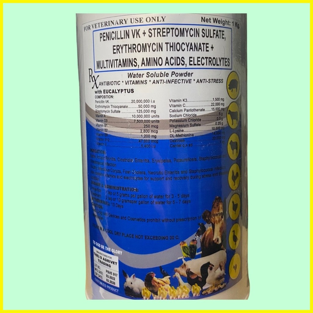 PENICILLIN VK+ STREPTOMYCIN SULFATE, ERYTHROMYCIN THIOCYANATE+MV ...