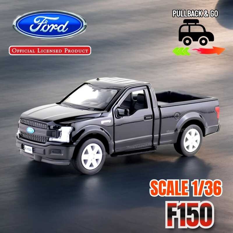 Ford F150 Pick Up Pullback Car Model Toy Replica 1:36 Scale Diecast ...
